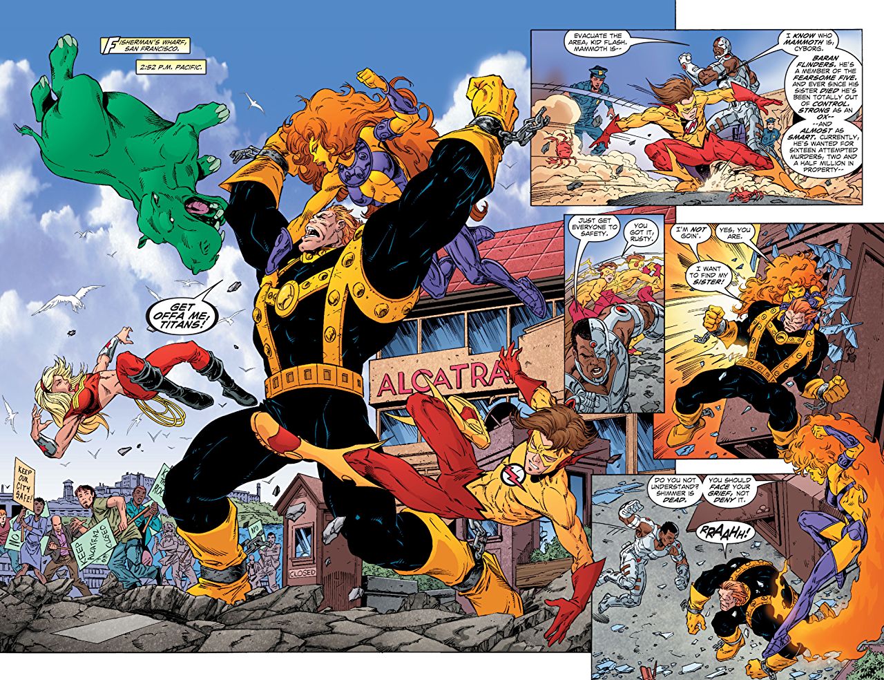 These comic book heroes all appeared in San Francisco