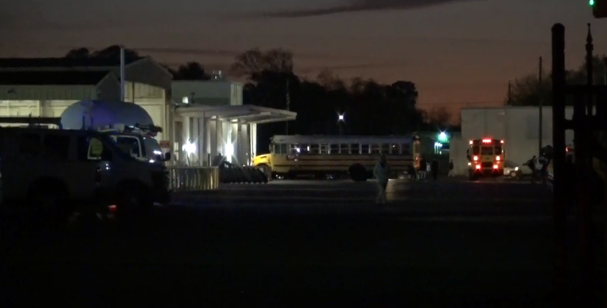 Reports: Woman hit by school bus in Spring Branch