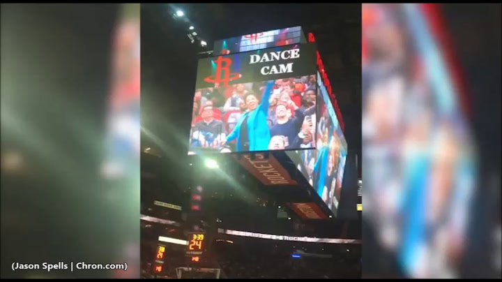 Dancing Rockets fan goes viral with epic moves