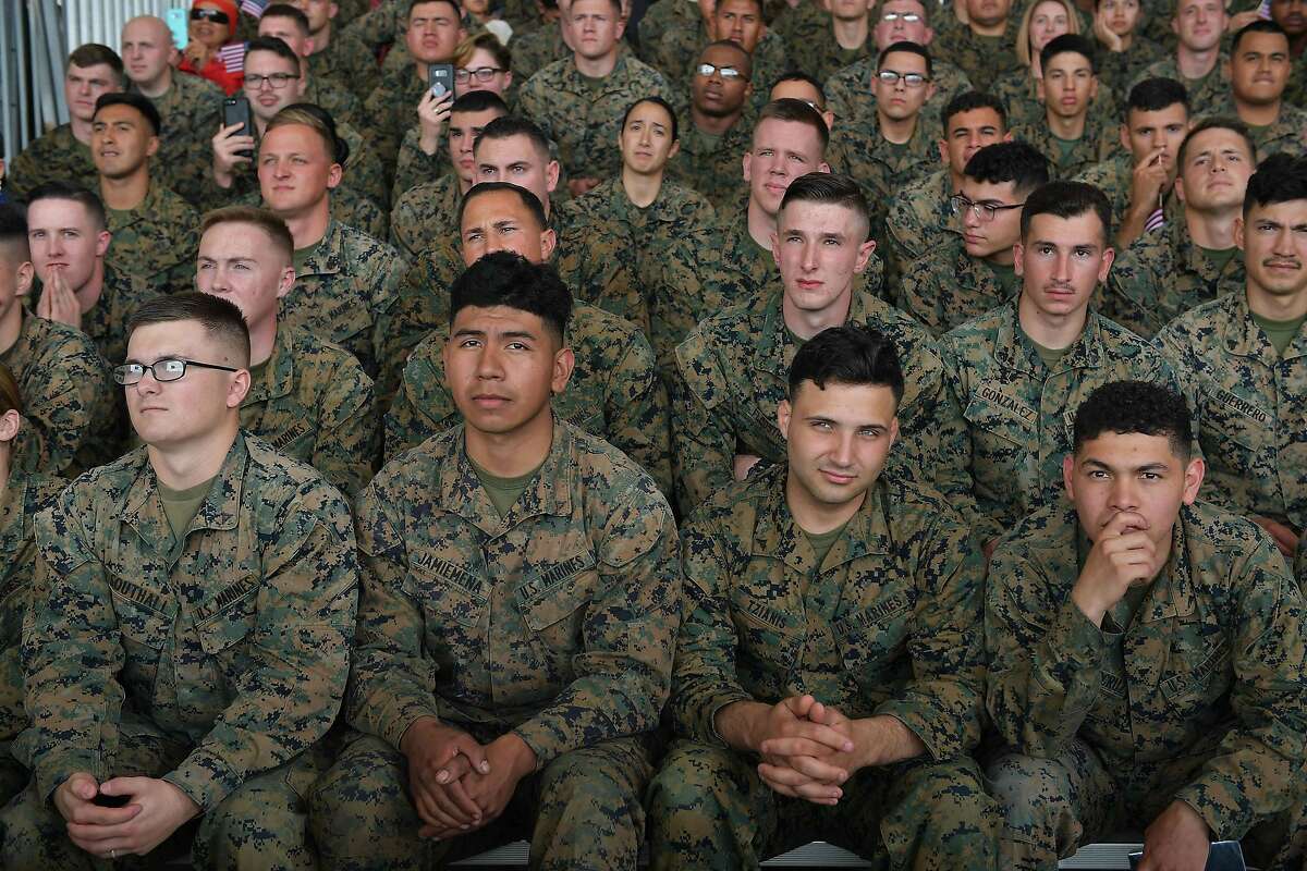 Trump at California border