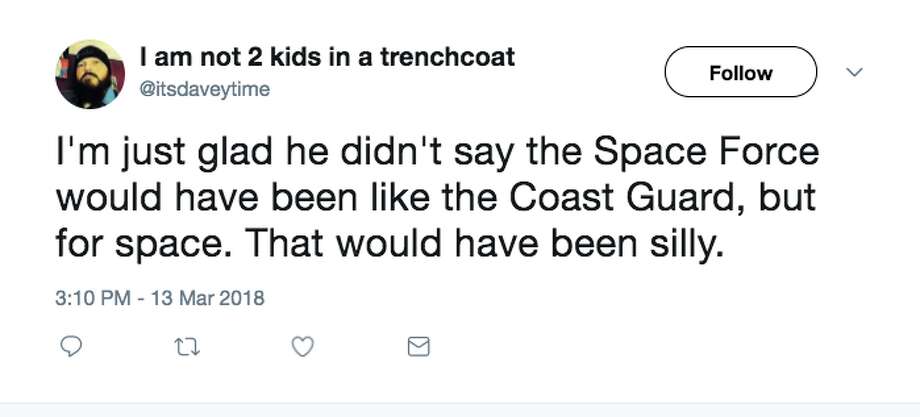 Trump's semi-joking suggestion to create a 'Space Force' went over ...