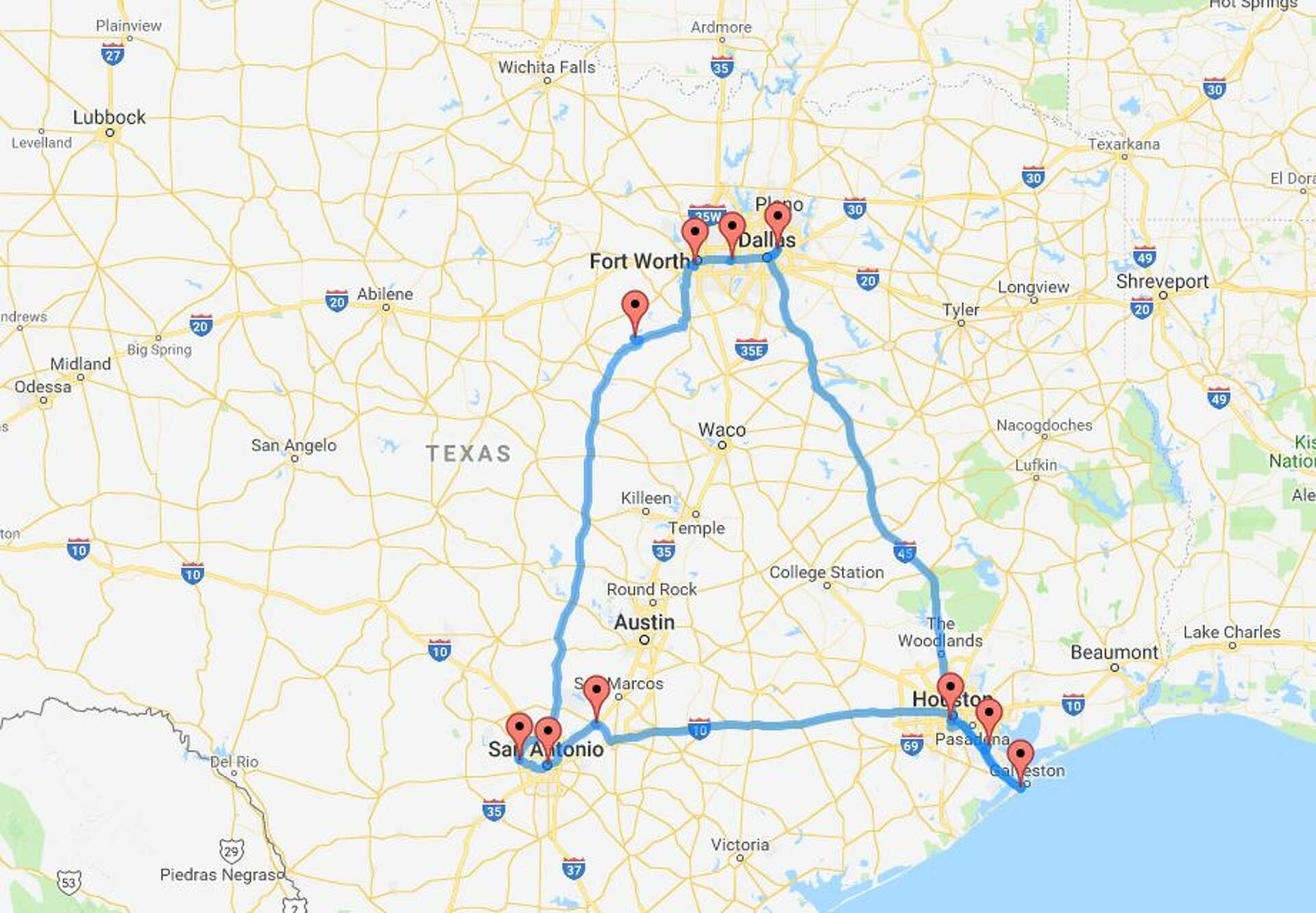 Study: 10 attractions that make up the best Texas road trip