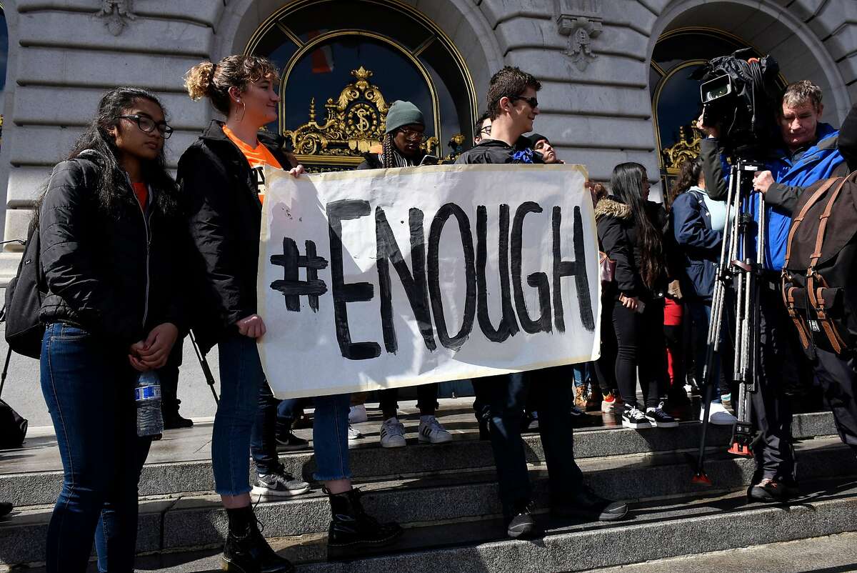 Thousands of students protest gun violence in nationwide walkout