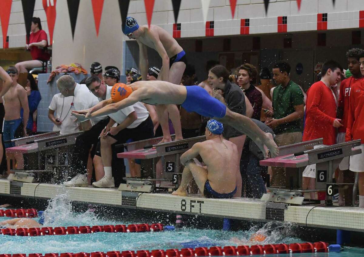 Greenwich claims sixth straight Class LL swimming title