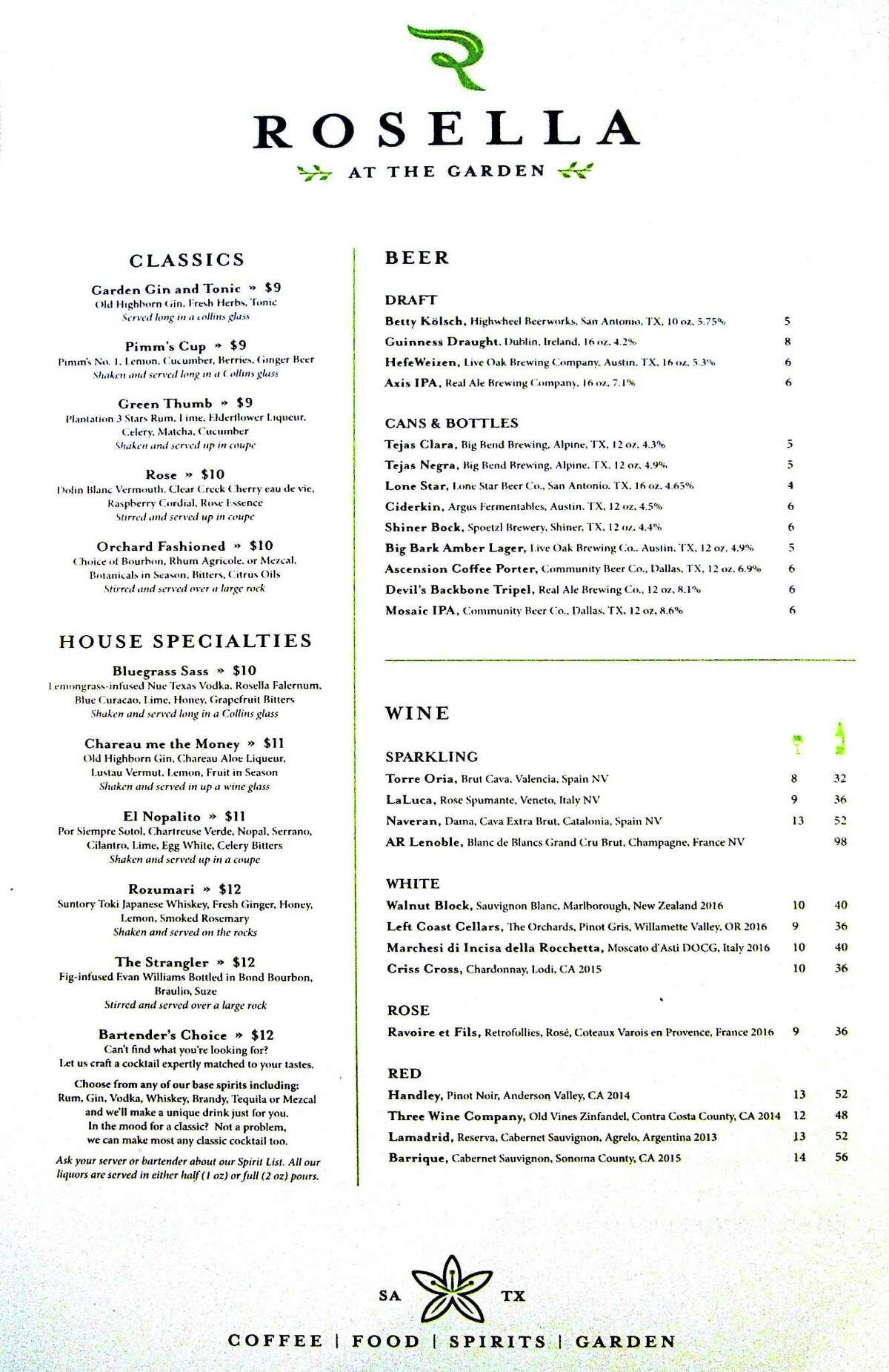 Rosella’s San Antonio Botanical Garden cafe opening Saturday
