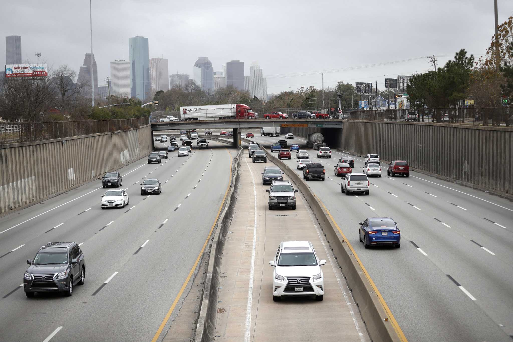 Highway closure near downtown Houston this weekend
