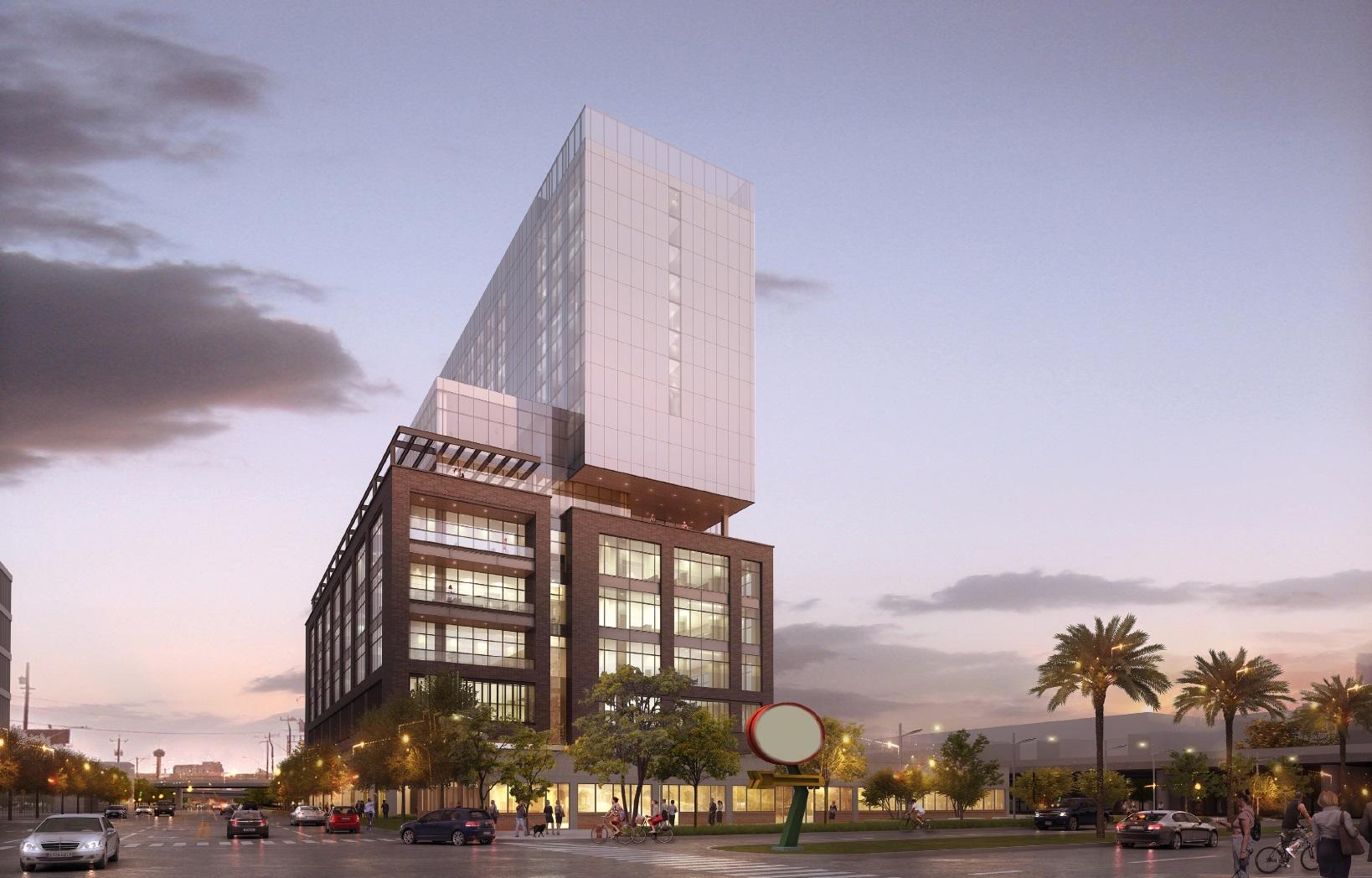 GrayStreet proposes 20-story hotel and office tower near the Pearl