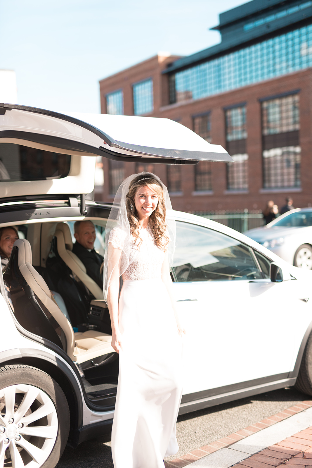 This couple loves Tesla so much they had a Tesla-themed wedding