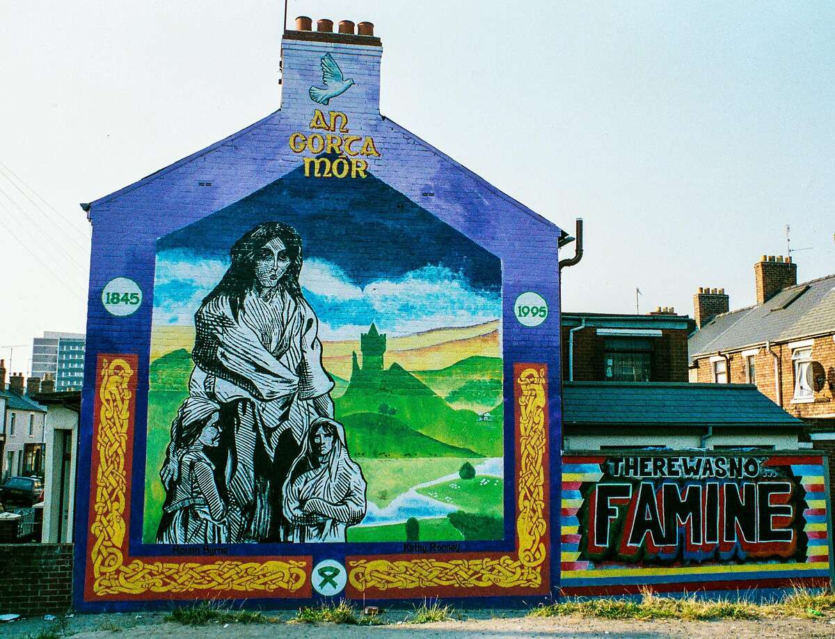 Belfast wall murals from the Troubles in Irish photography exhibit