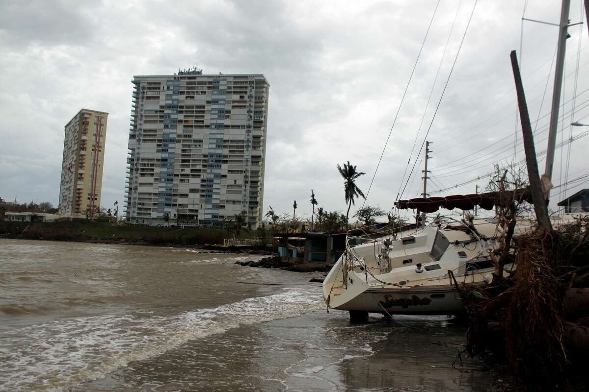 Before and after photos of Puerto Rico shows the island six months ...