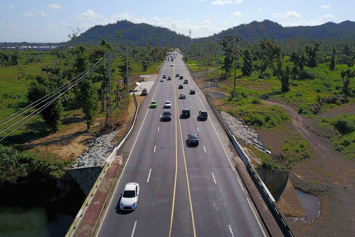 Before and after photos of Puerto Rico shows the island six months ...