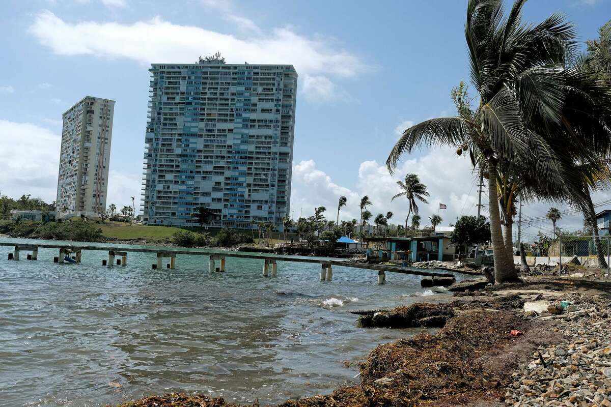Before and after photos of Puerto Rico shows the island six months ...