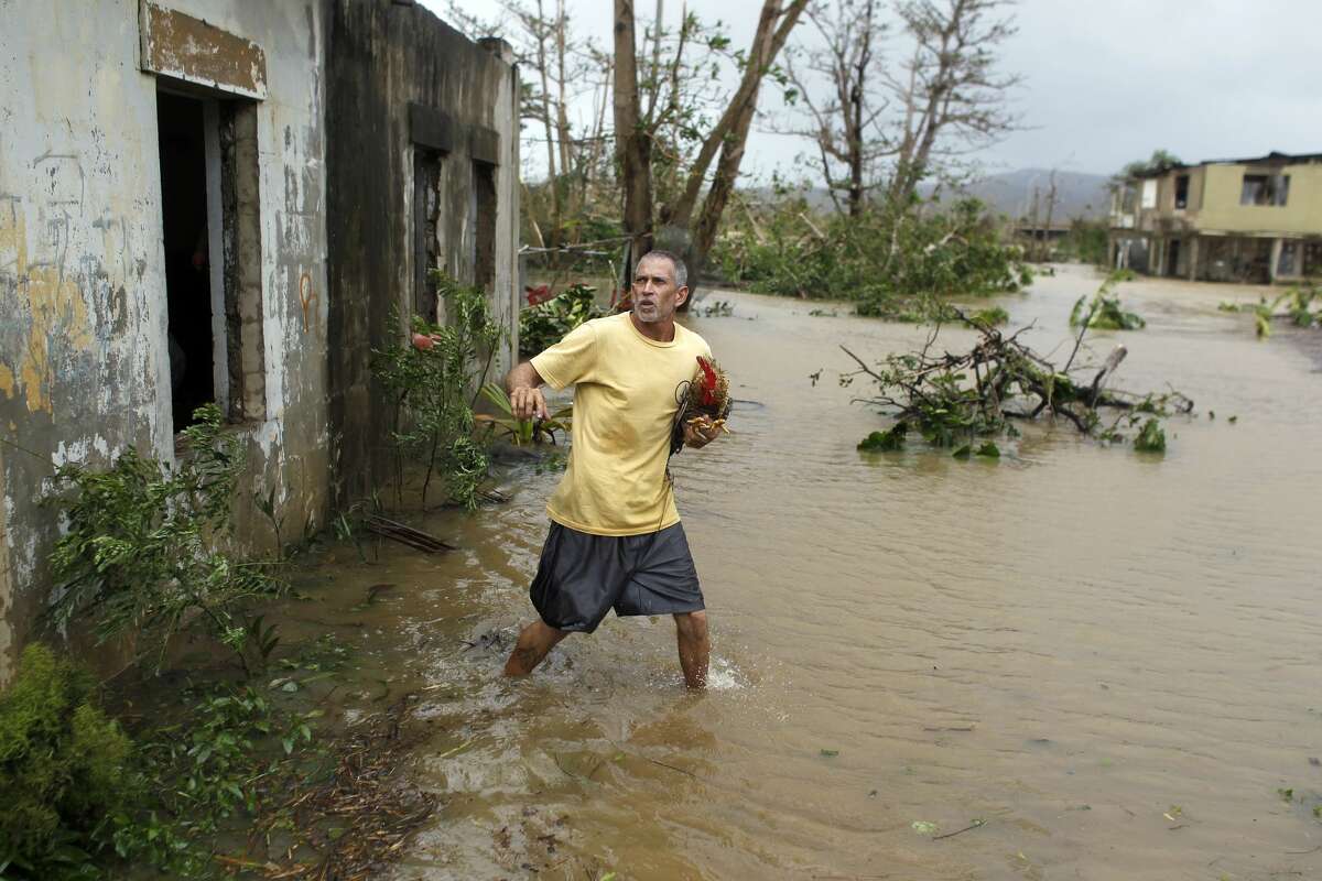 Before and after photos of Puerto Rico shows the island six months ...