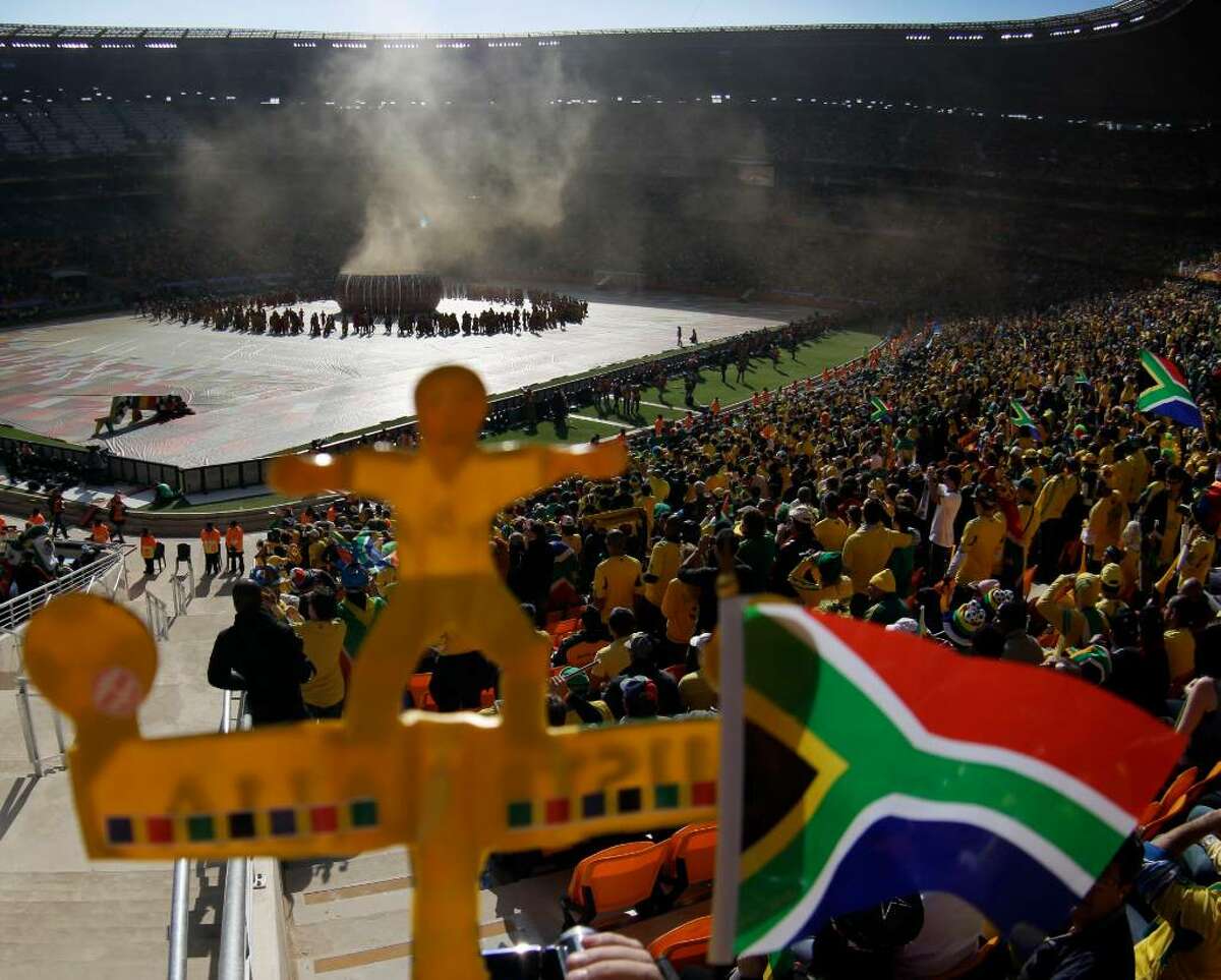 World Cup opening ceremony with happy noise
