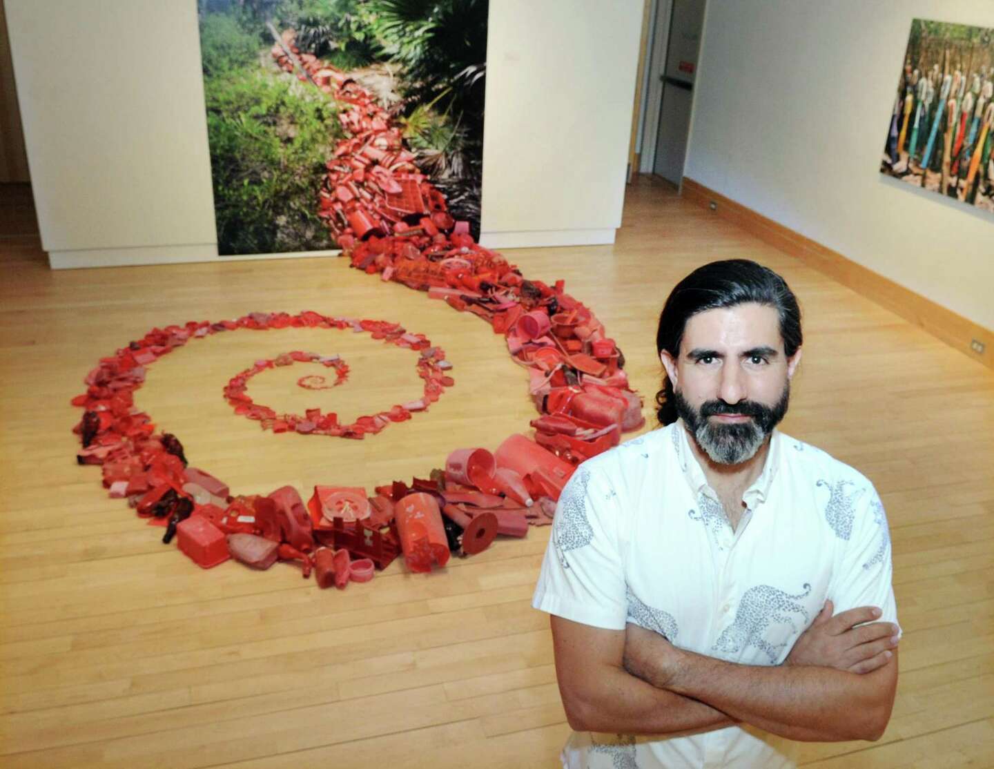 At Greenwich Library: Artists turn the stuff of pollution into art