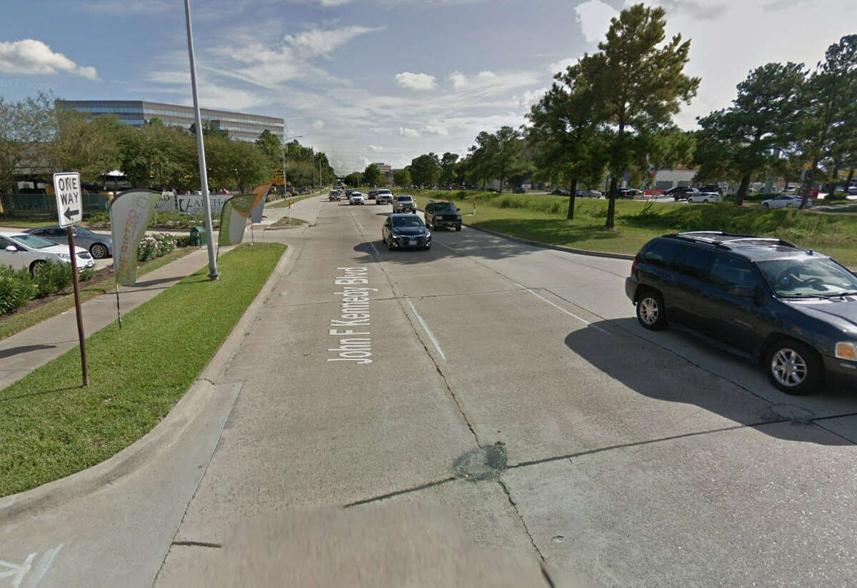 Houston streets with the most pothole repair requests over the last year
