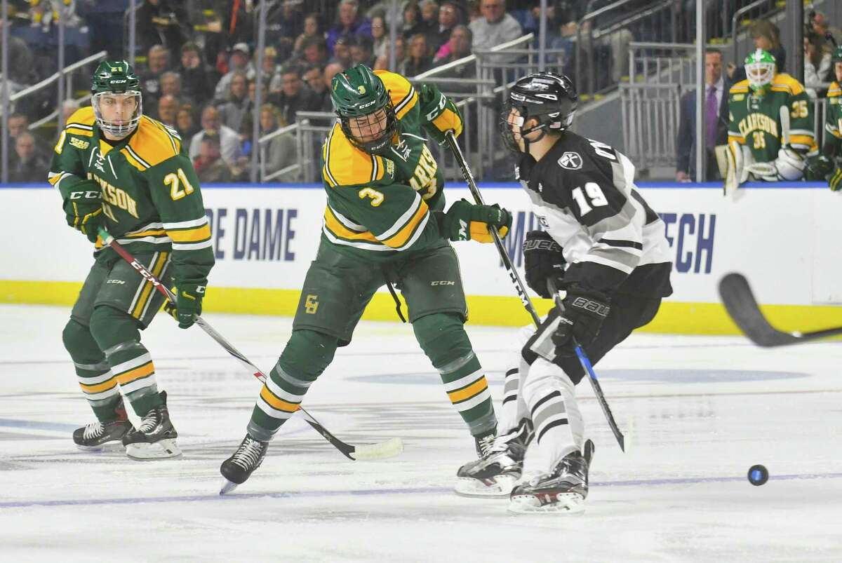 NCAA Hockey East Regional: Bjorkqvist, Hawkey lift Providence past Clarkson