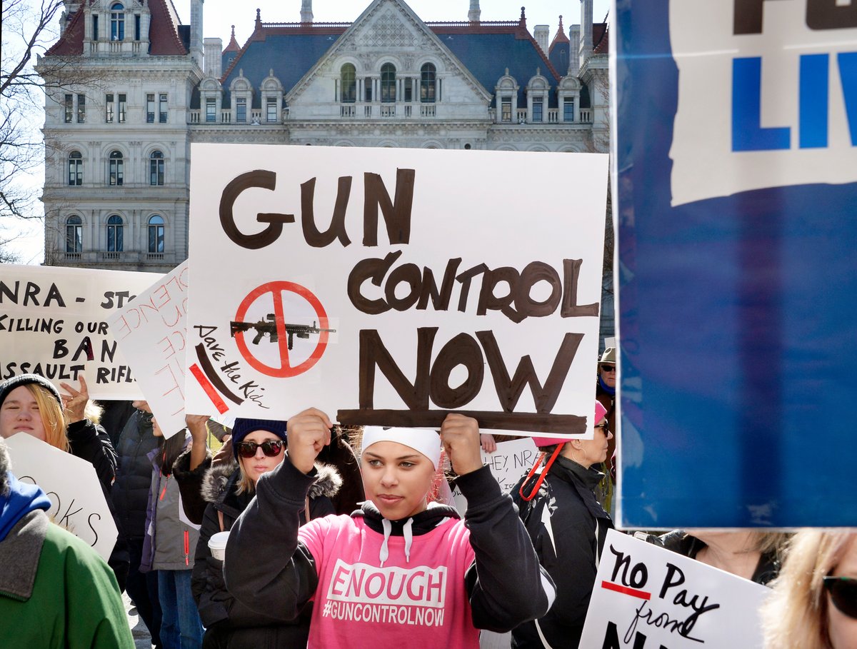 Students lead Albany protest against gun violence in solidarity with ...