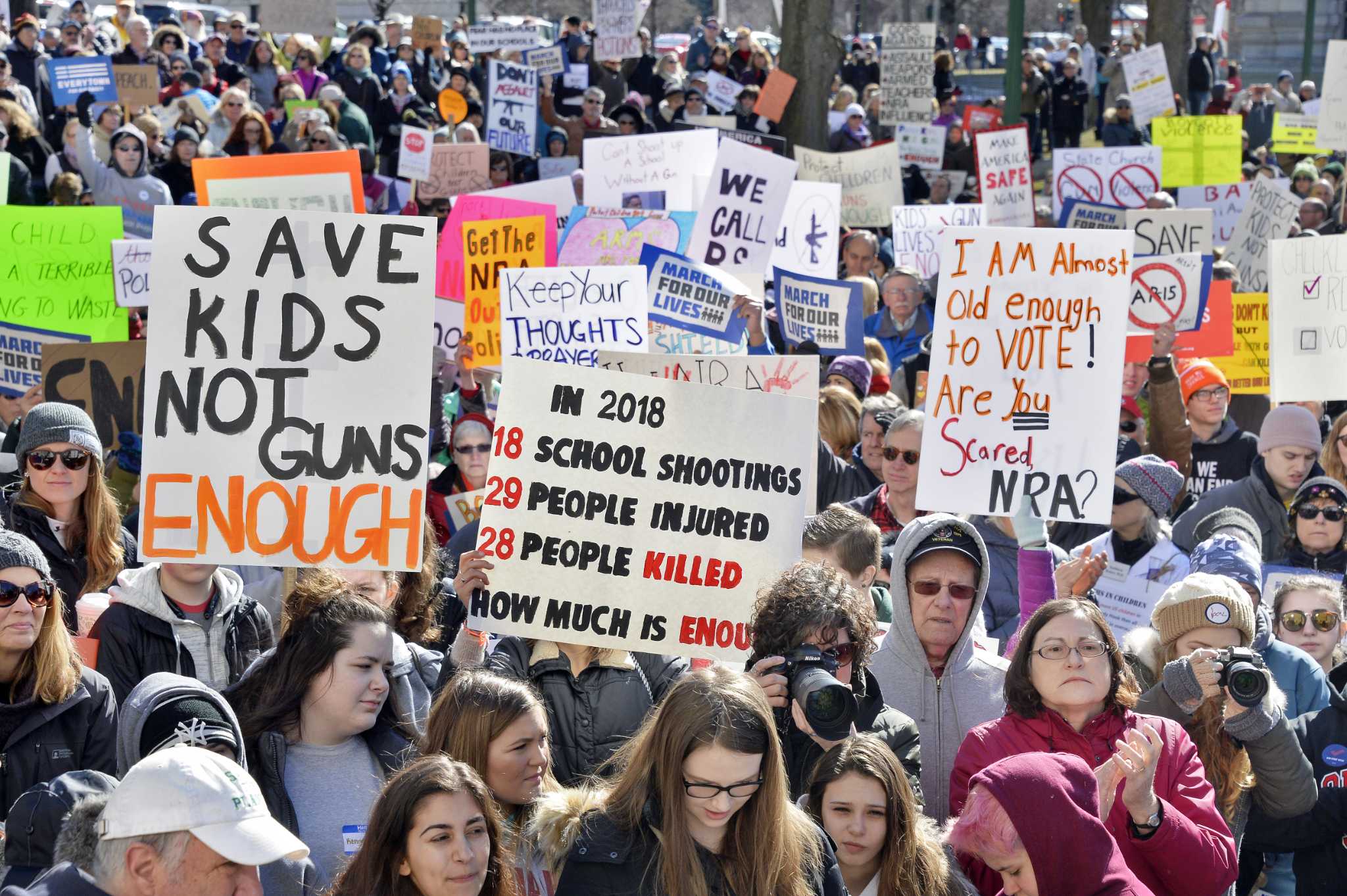 Students lead Albany protest against gun violence in solidarity with ...