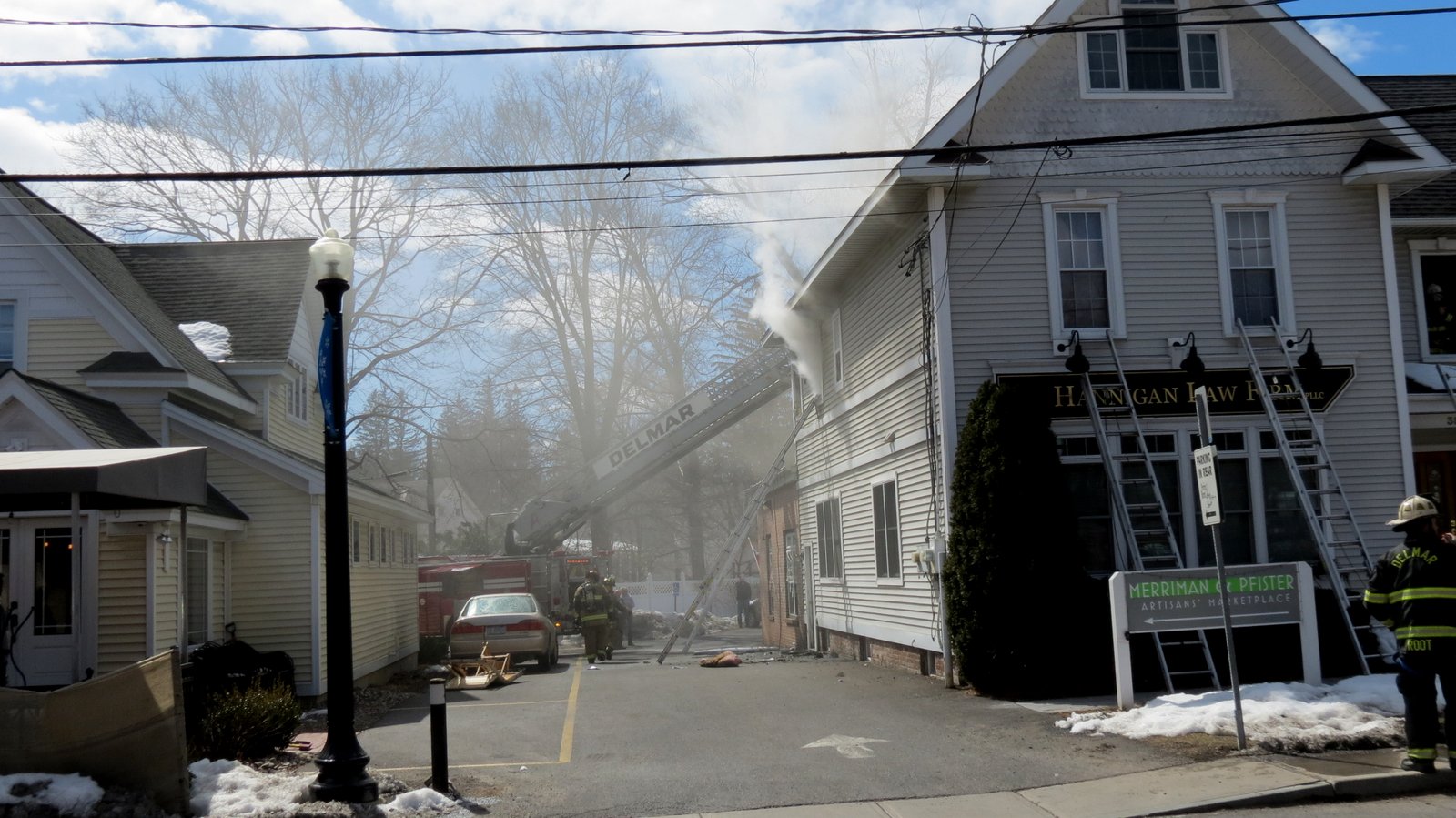 Former fire department damaged