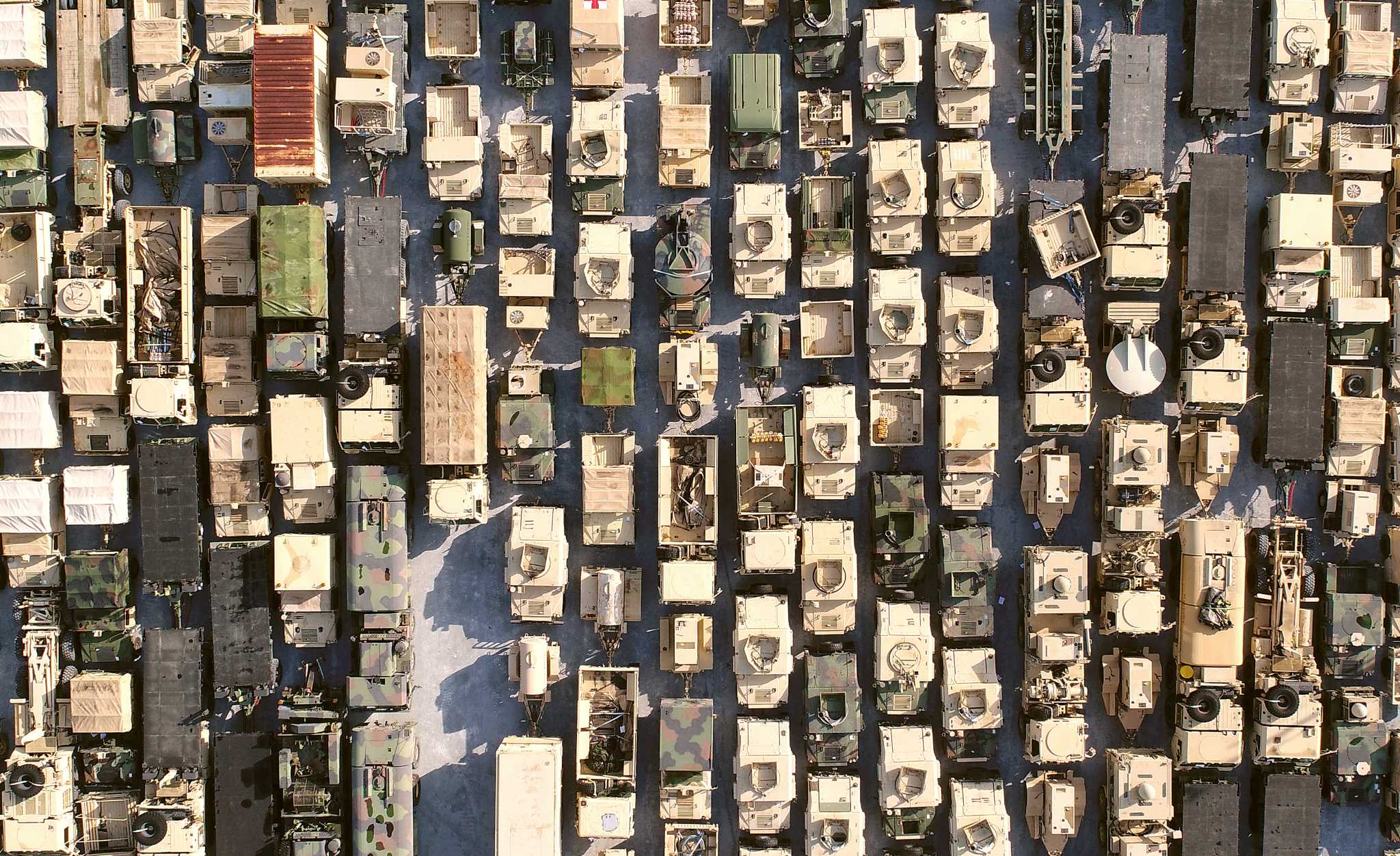 Behind the scenes: Army convoy through SE Texas