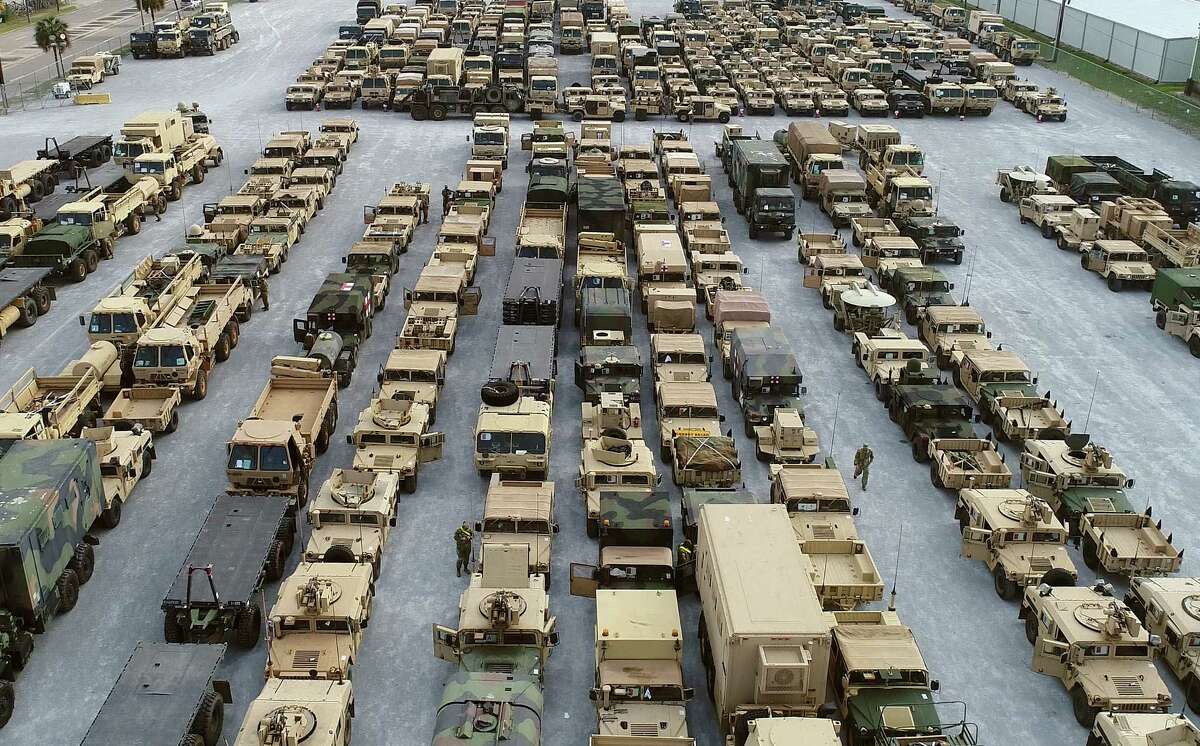 Behind the scenes: Army convoy through SE Texas
