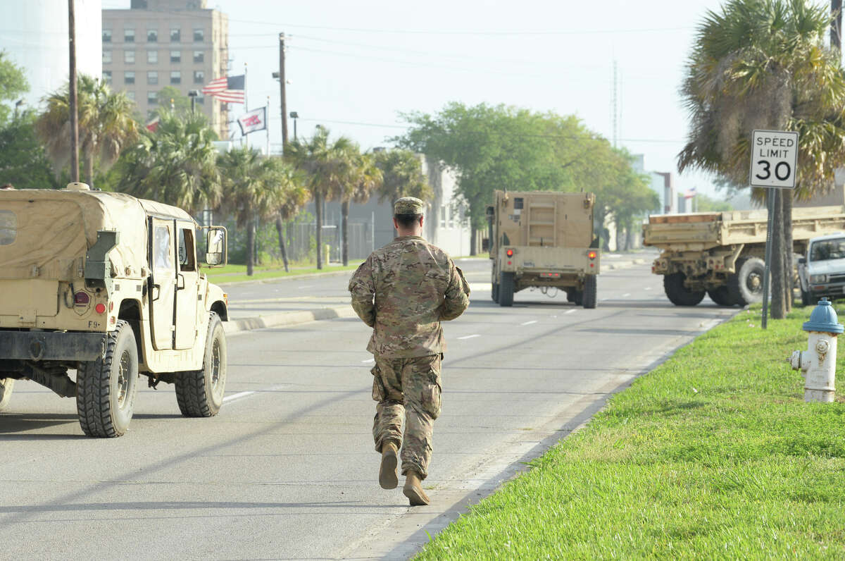 Behind the scenes: Army convoy through SE Texas