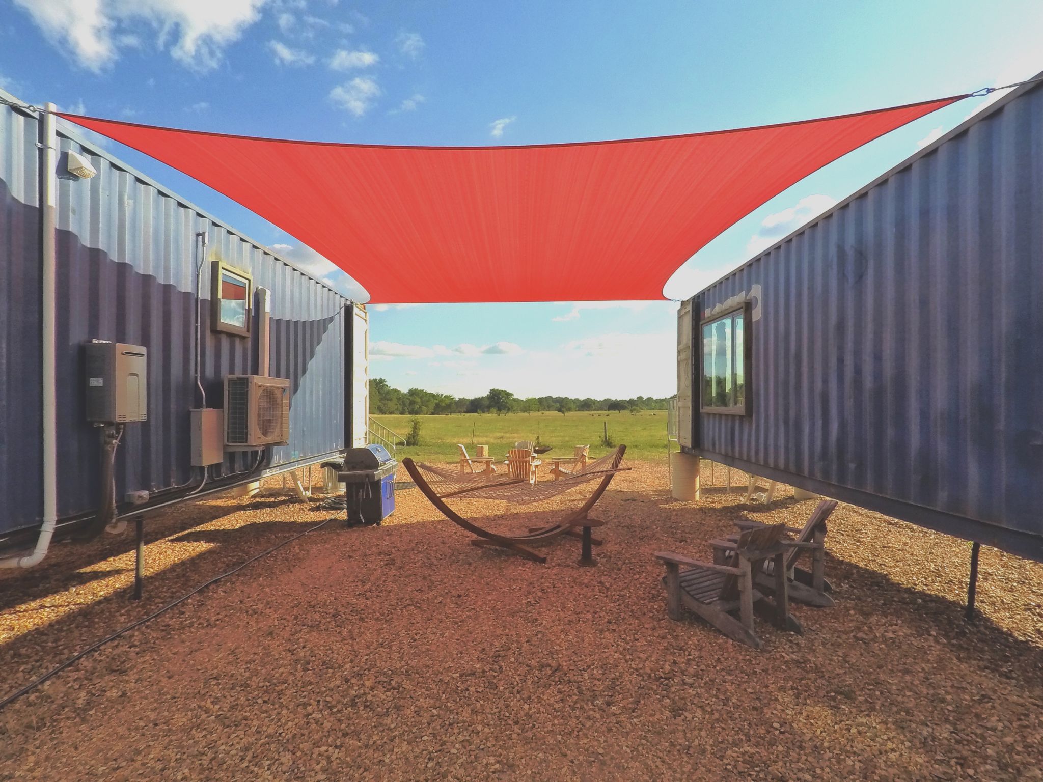 Quirky shipping container hotel welcomes guests to Round Top