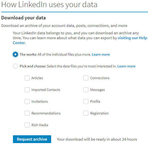 How to download your data from Google, Twitter, LinkedIn, Snapchat ...