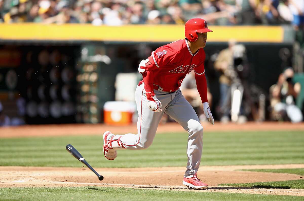 Shohei Ohtani debuts against A’s: single in first at-bat
