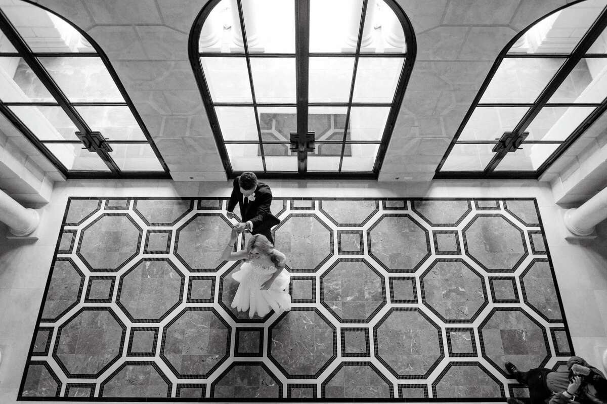 Bound by a love of tennis and rescue animals, young couple ties the ...