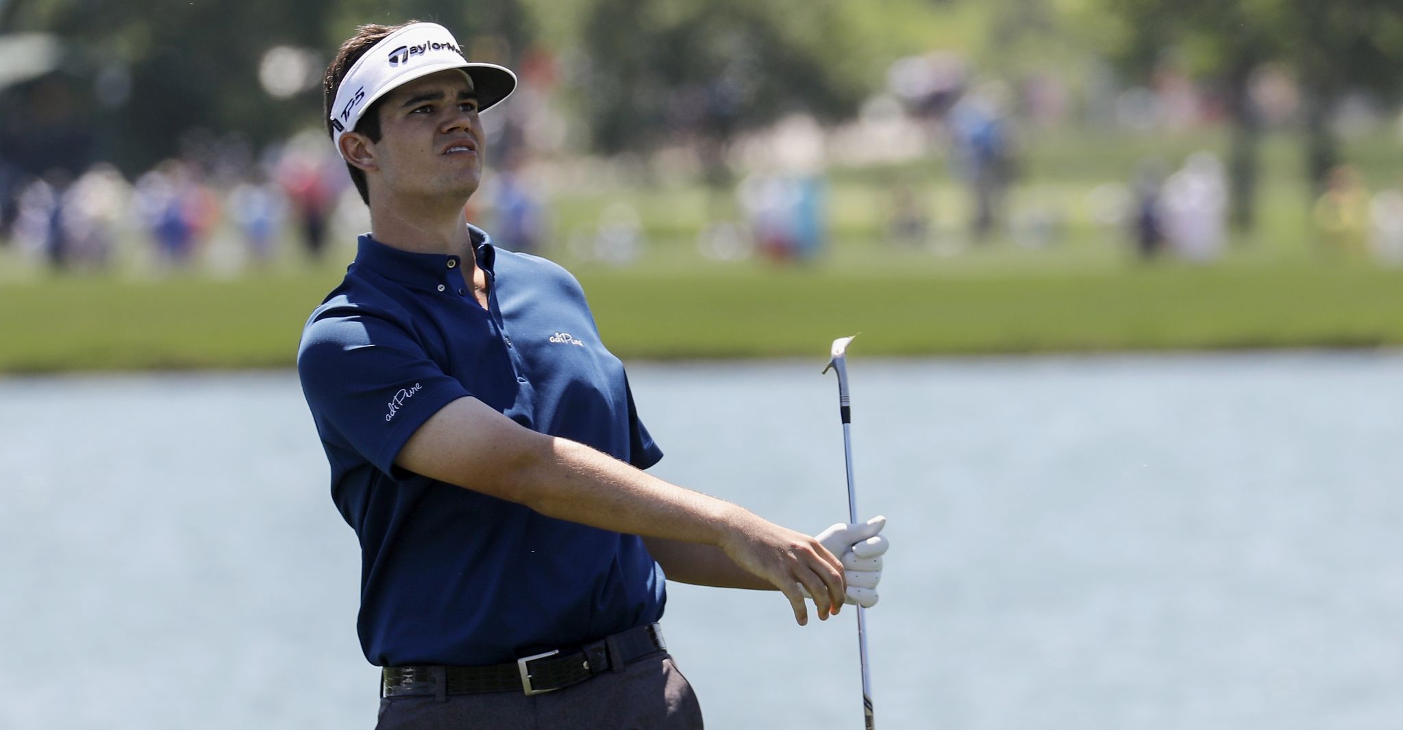 Beau Hossler takes second-round lead at Houston Open