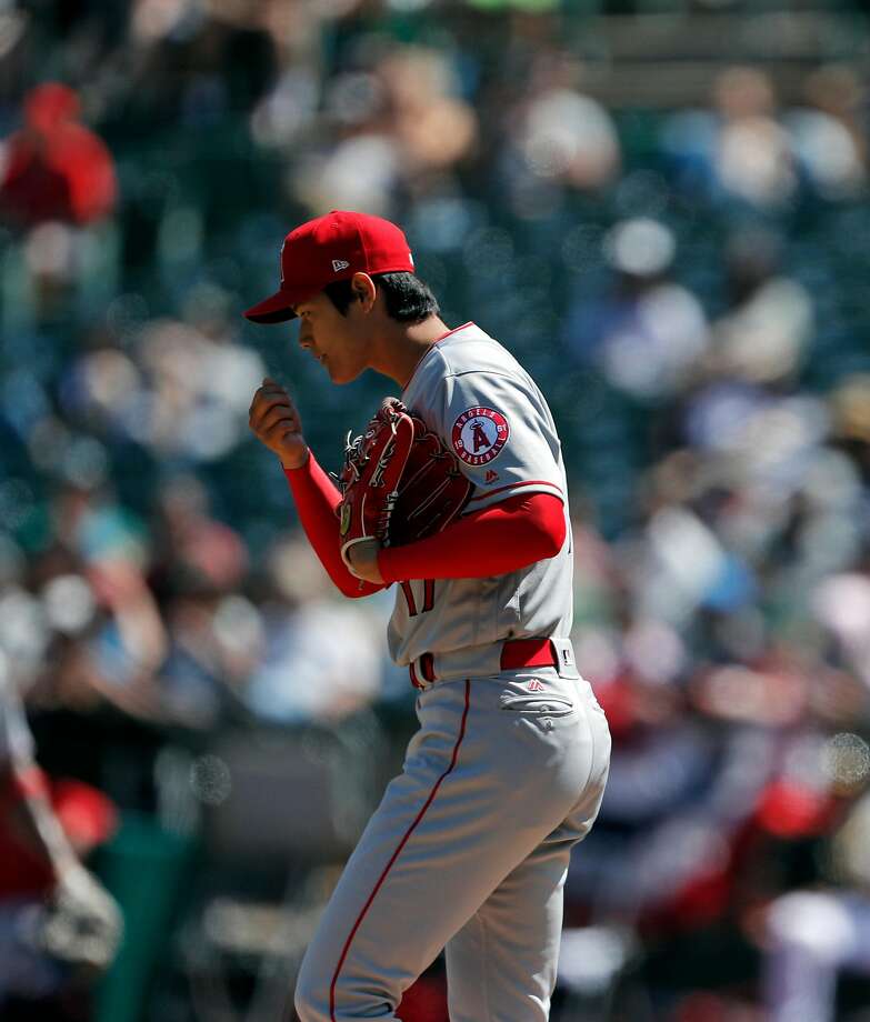 A’s fall to Angels in Shohei Ohtani’s pitching debut - SFGate