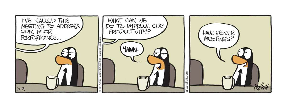 Tuesday's Top Ten Comics on Meetings