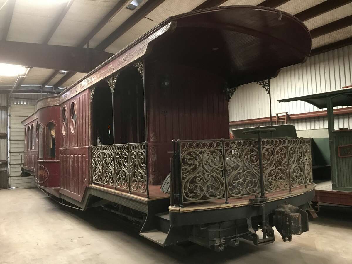 Judge Roy Hofheinz's custom railroad car surfaces in a Houston warehouse