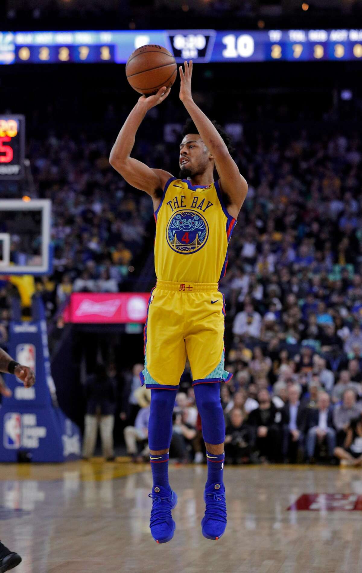 Wherever he goes, Warriors’ Quinn Cook keeps his late father in mind