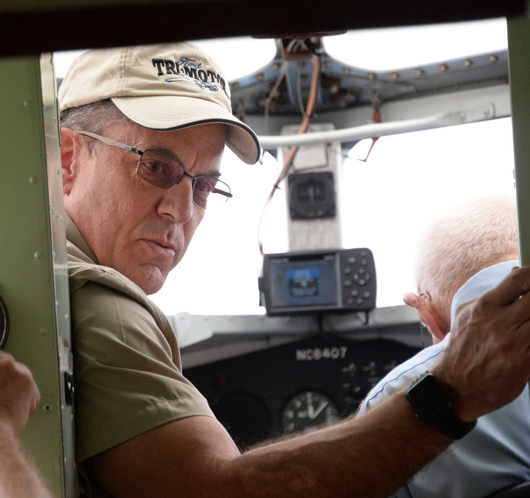 Piece of aviation history soars over Houston