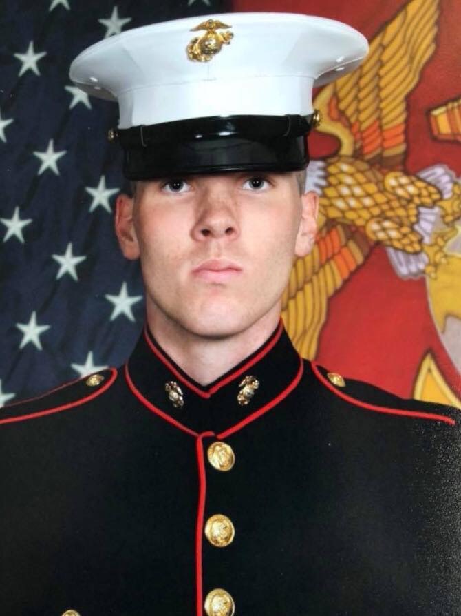 Pvt. Matthew Bledsoe graduates from US Marine Corps boot camp