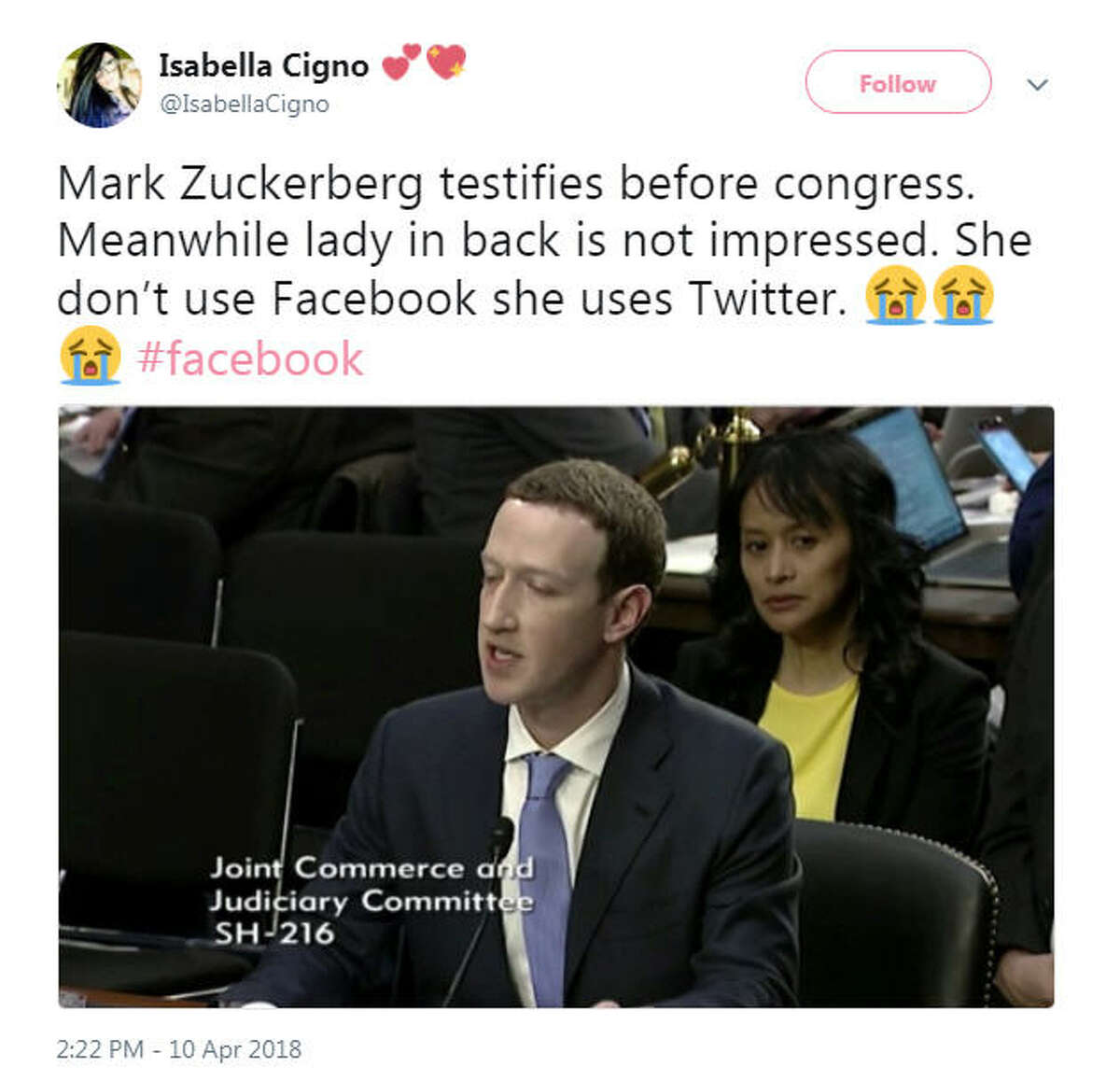 Social media reacts to Zuckerberg's Senate testimony with memes, robot ...