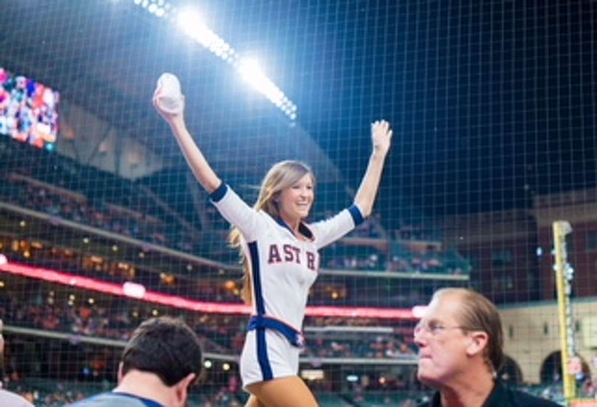 The Houston Astros' Shooting Stars squad members who have been on the ...