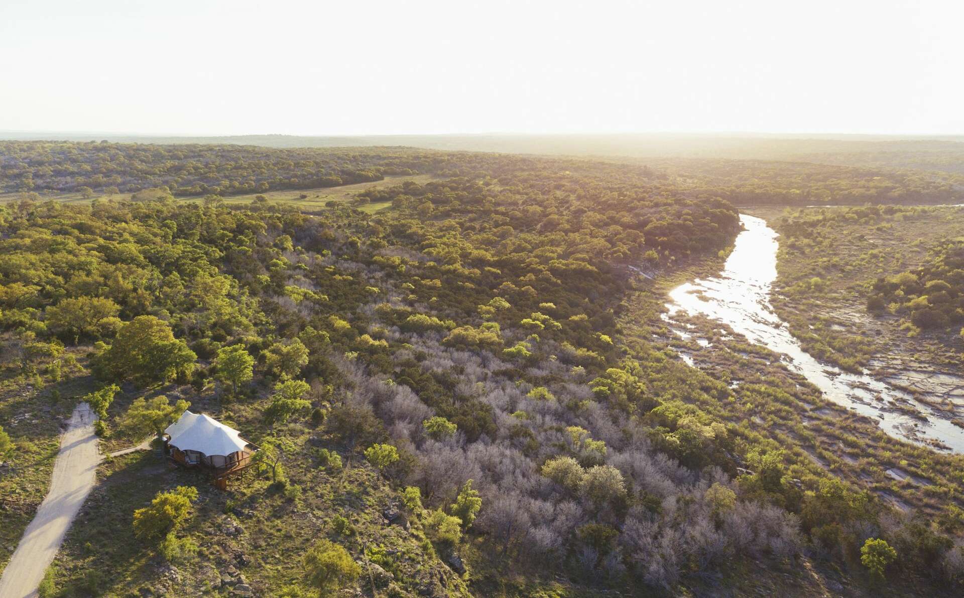 Peek inside a Texas retreat where you basically stay in a private park