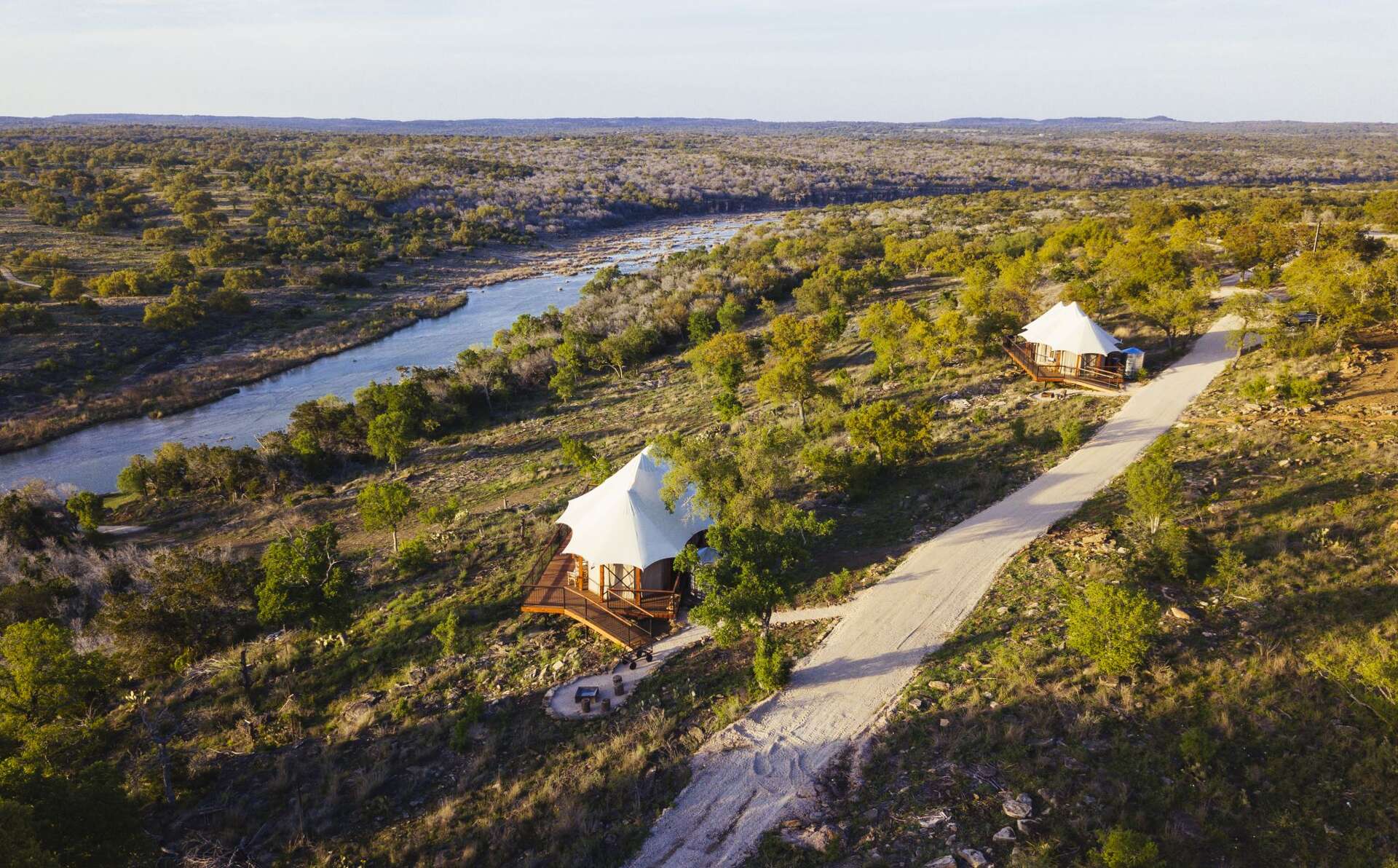 Peek inside a Texas retreat where you basically stay in a private park