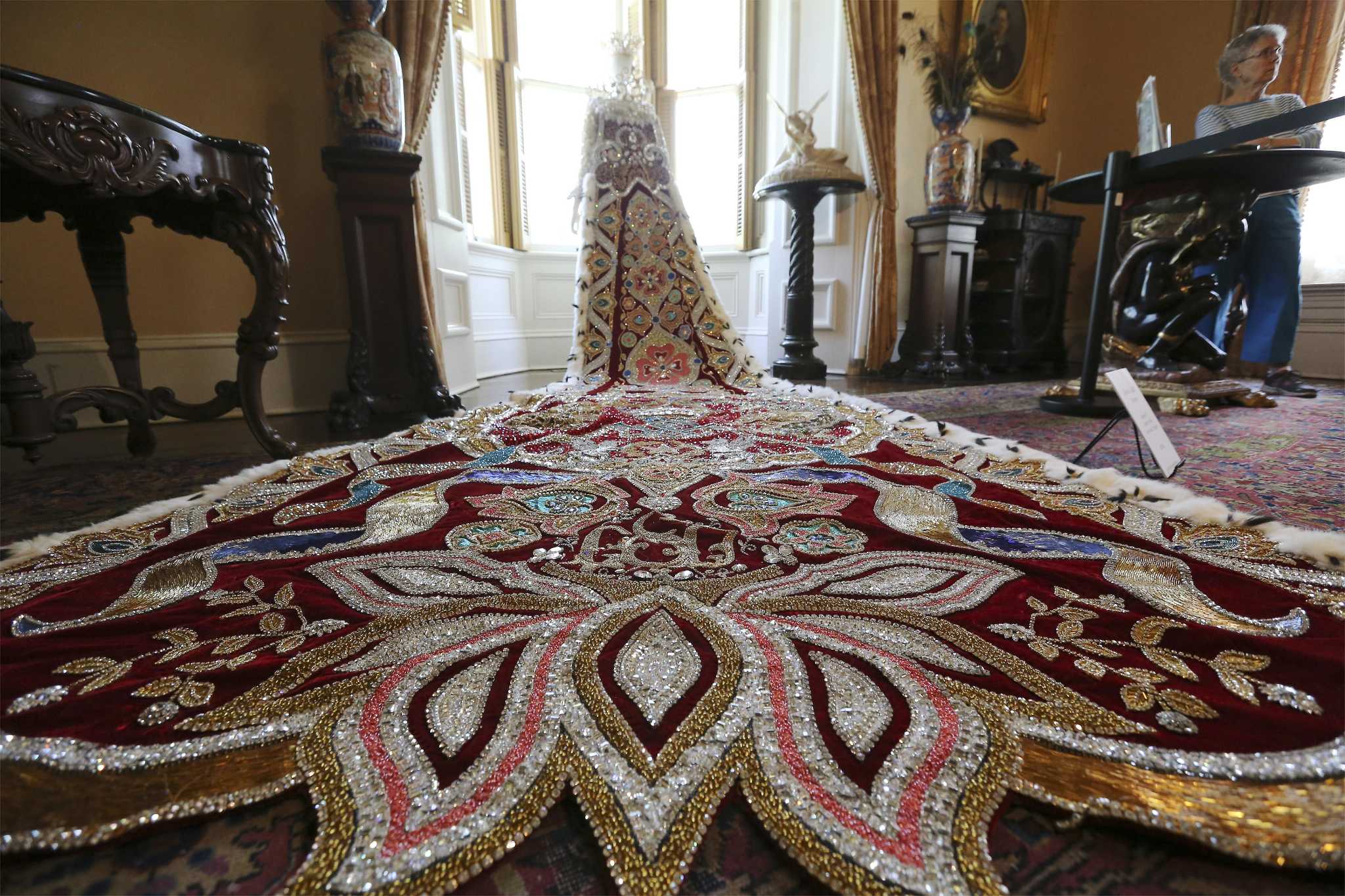 Fiesta royal garb on exhibit for the first time in historic home