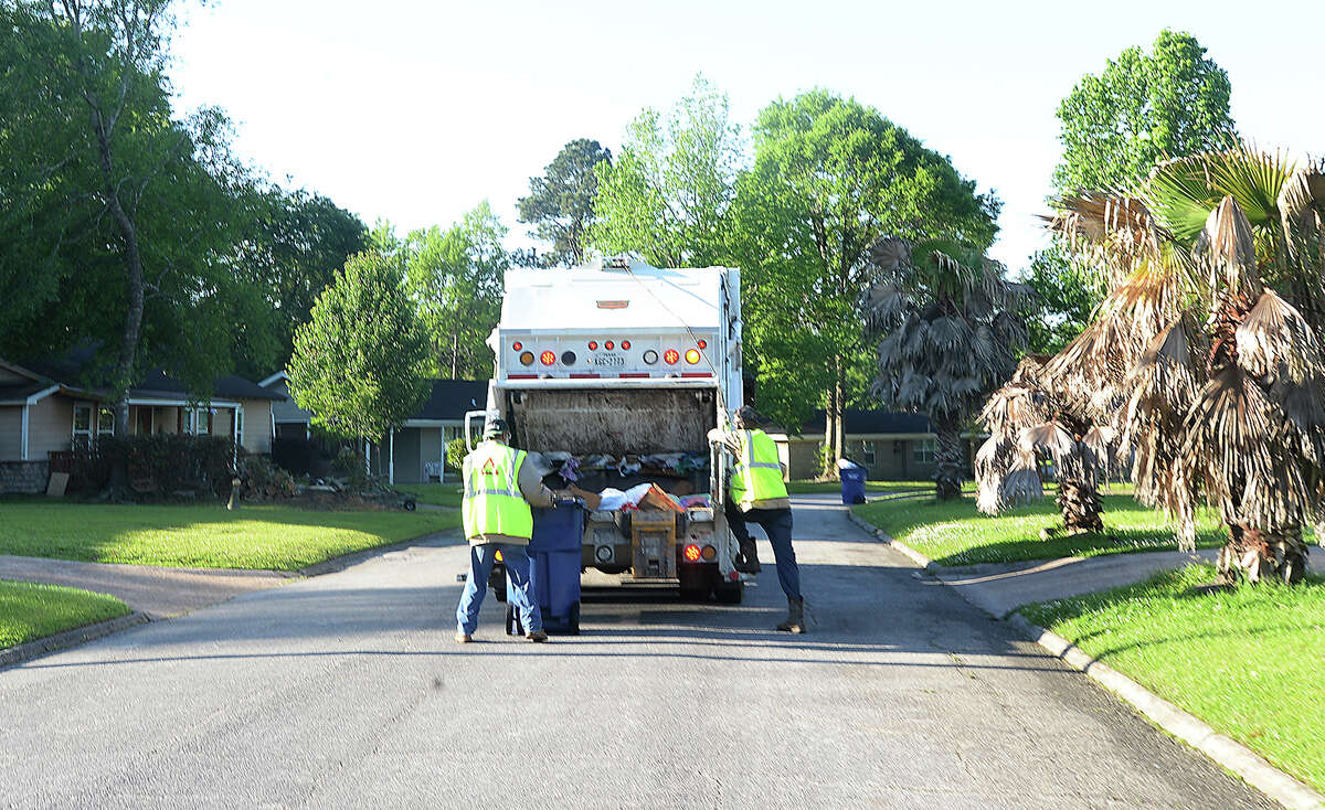 Trash collection picks up by tons post-Harvey