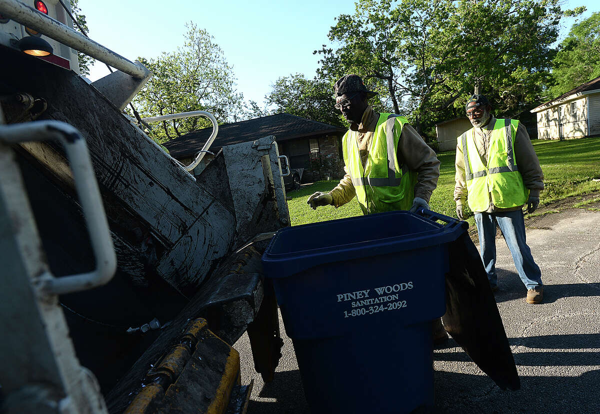 Trash collection picks up by tons post-Harvey