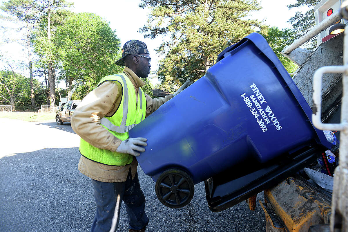 Trash collection picks up by tons post-Harvey