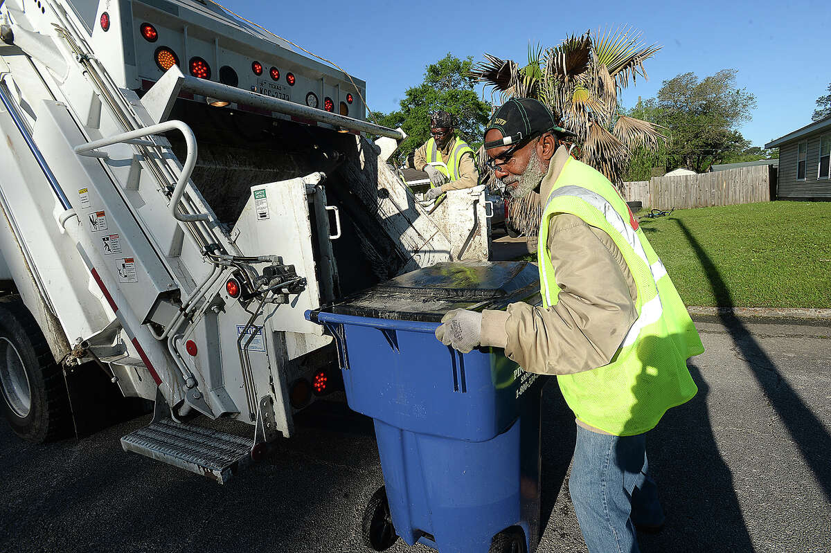 Trash collection picks up by tons post-Harvey