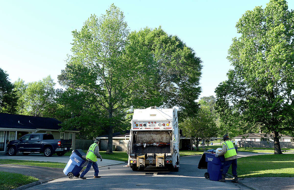 Trash collection picks up by tons post-Harvey