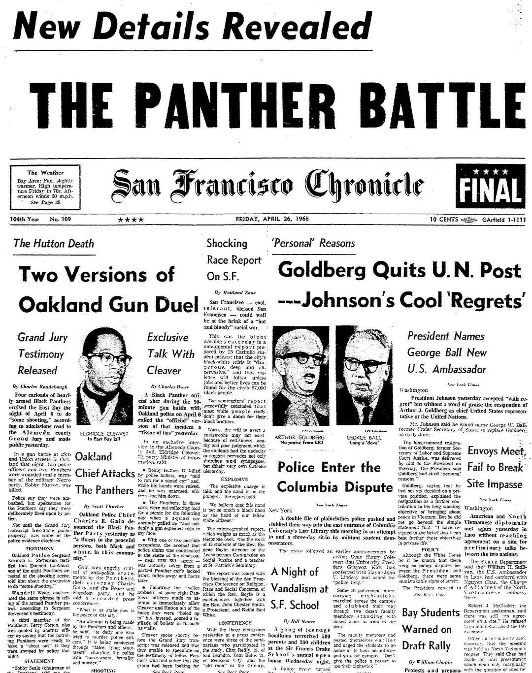 The death of a Black Panther: 50 years after Bobby Hutton’s killing