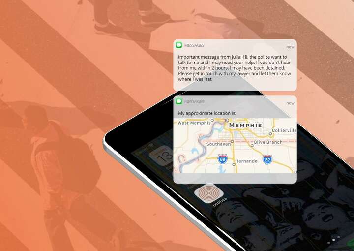 App helps prepare illegal immigrants in worst-case scenario